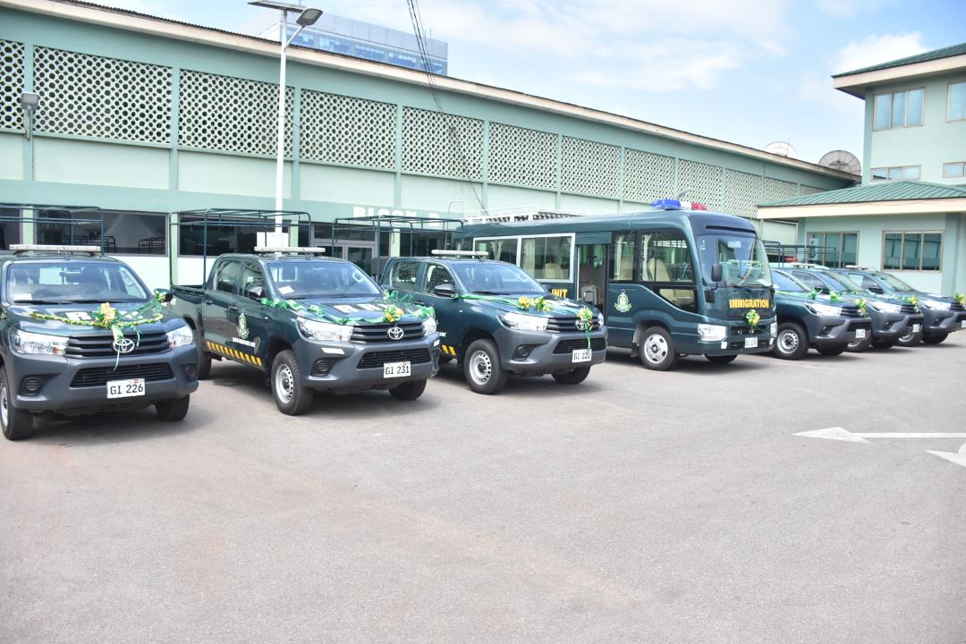 German Government presents vehicles to Ghana Immigration Service