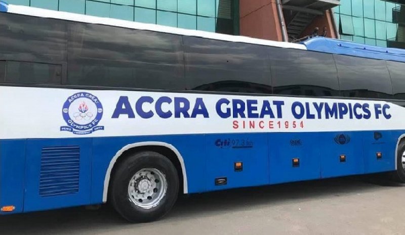 Two brothers purchase 54 seater bus for Accra Great Olympics - GBC ...
