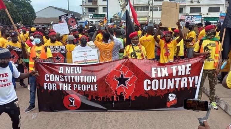 ‘Fix the country’ demonstration hits Sekondi-Takoradi | GBC Ghana ...