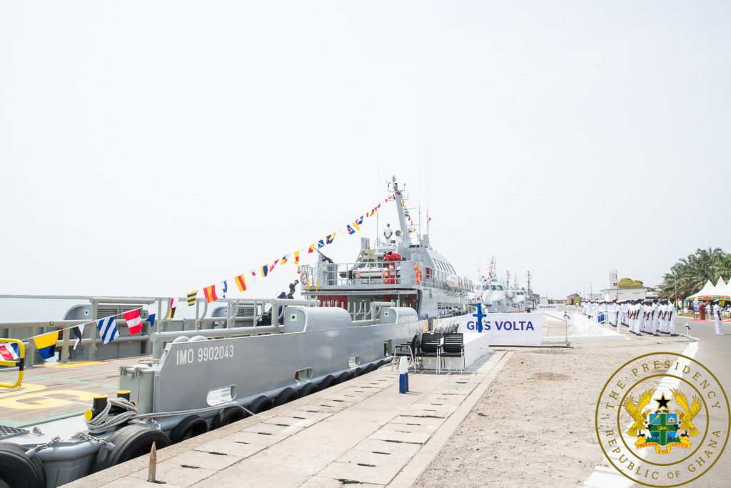 President Akufo-Addo commissions naval patrol vessels