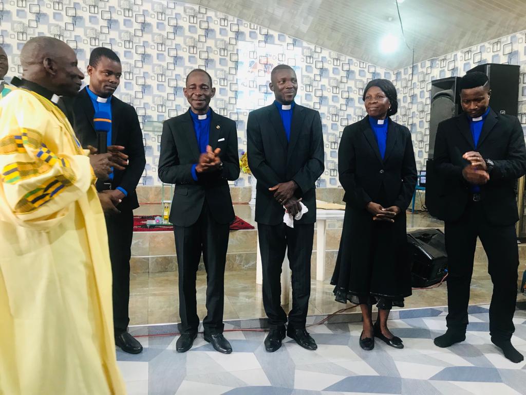 GBC Staff, Samuel Kojo Acquency with Volta Star Radio ordained Reverend ...