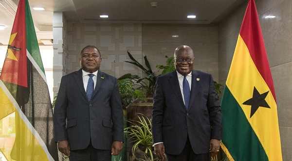 President Akufo-Addo & Felipe Jacinto Nyusi of Mozambique discuss ...
