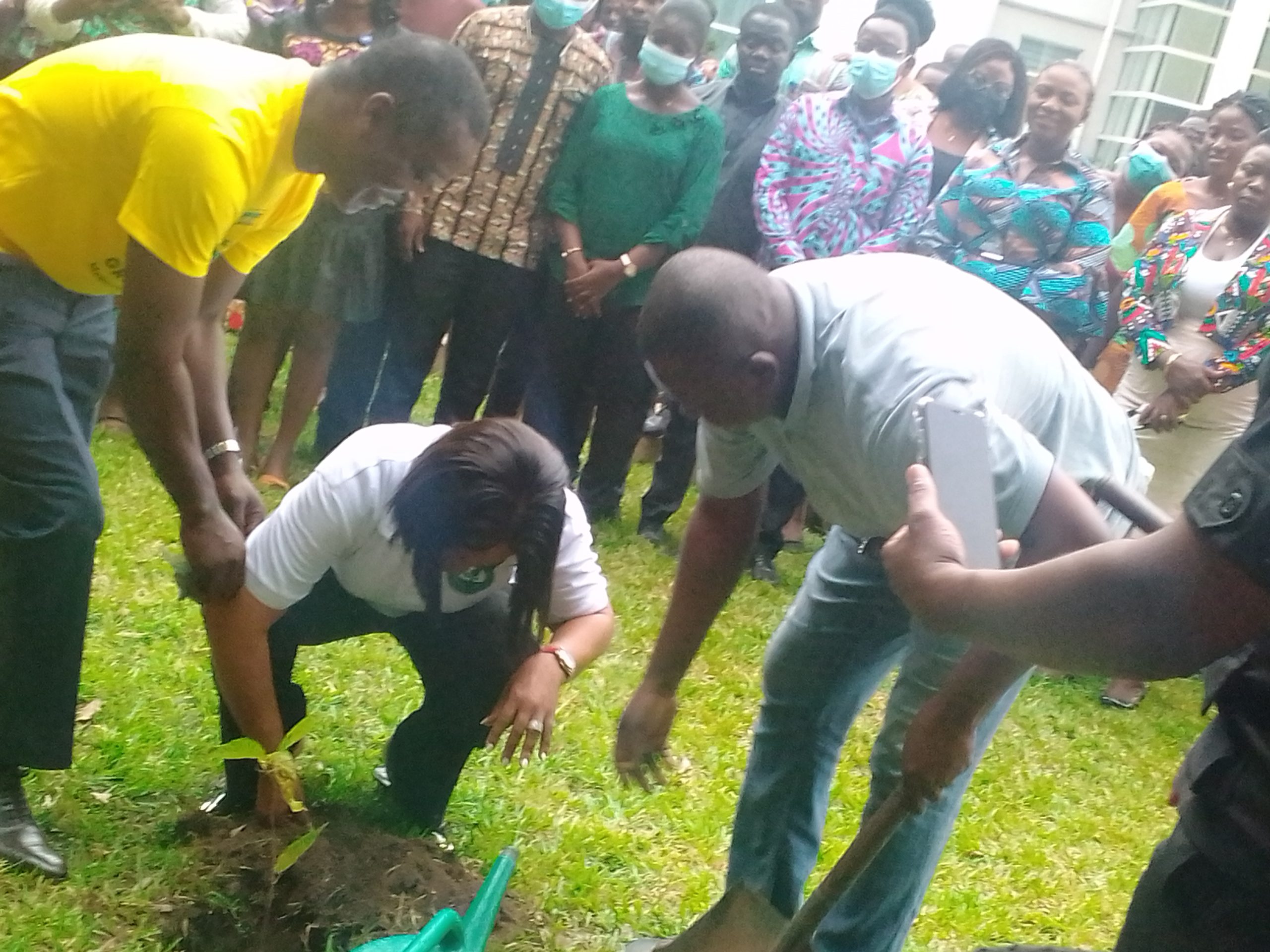 Foreign Affairs Minister Ayorkor Botchway leads to observe Green Ghana ...