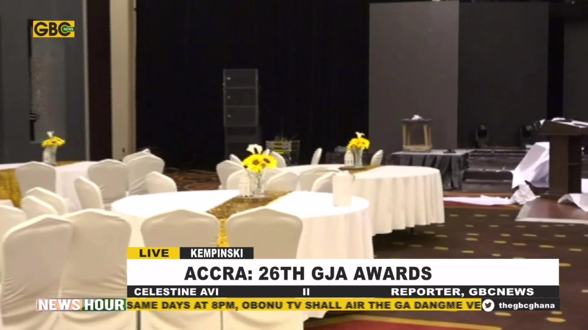 Sneak peak to venue for 26th GJA awards ceremony