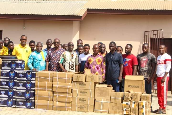 Akatsi North MP donates to artisans and branch executives on Christmas Day