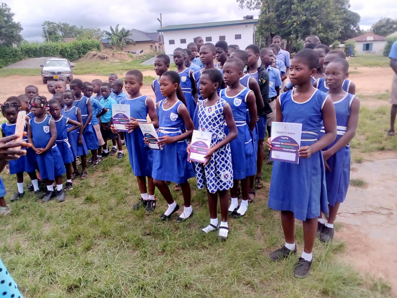 NGO donates more than 1500 exercise books to to Akwane Dobro Presby ...