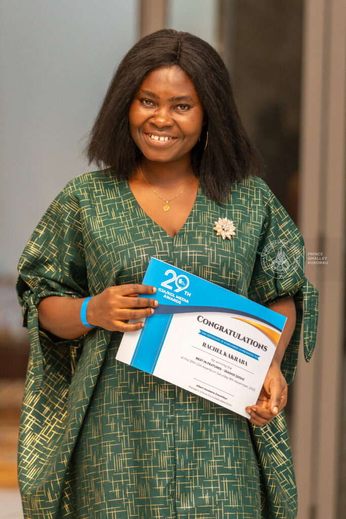Photos: GBC's Rachel Kakraba wins Best in Feature Reporting (Radio) at ...